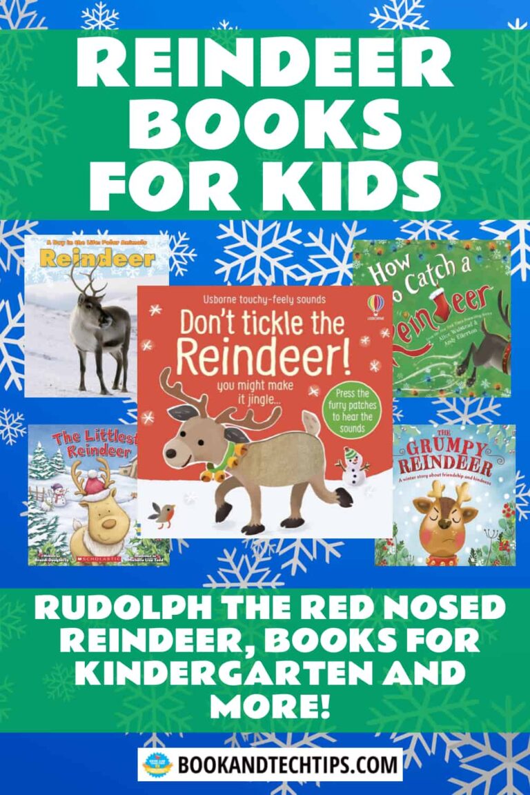 36 Reindeer Books for Kids - Book and Tech Tips