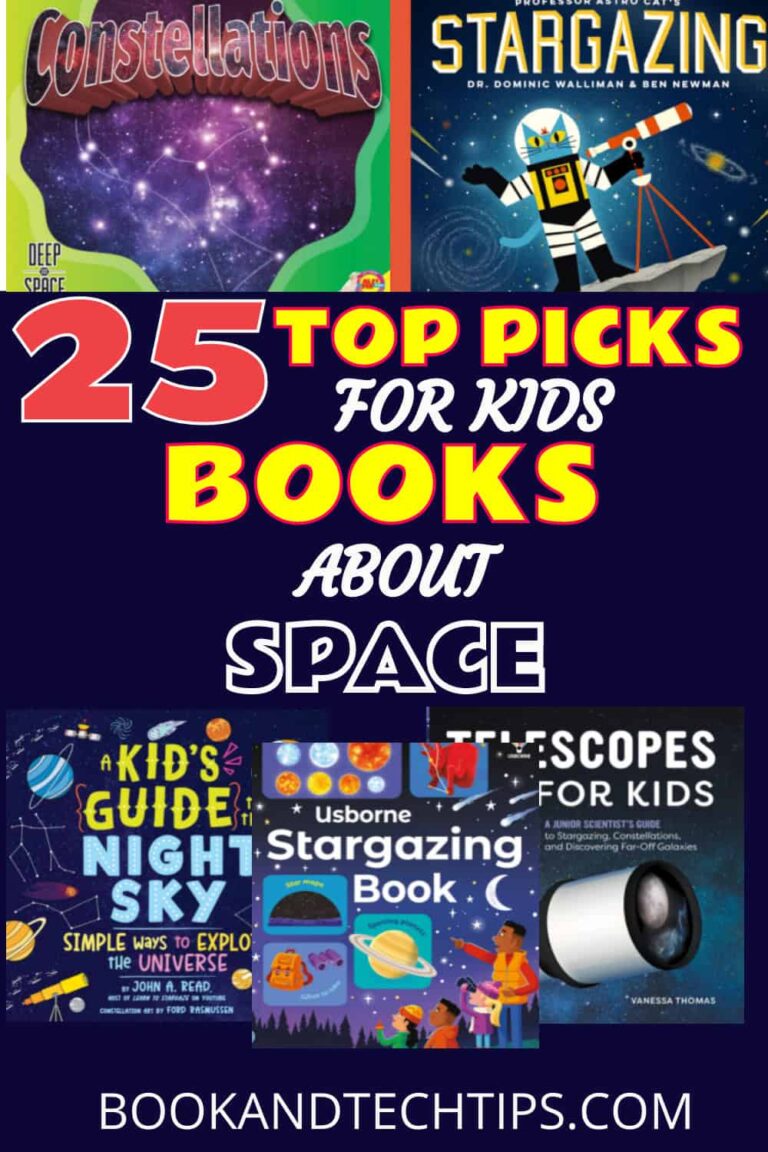 25 Space Books for Kids: Stargazing, Constellations - Book and Tech Tips